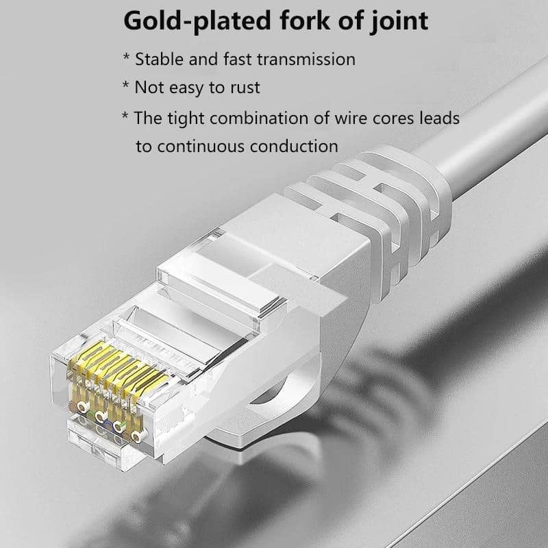 Kabel Ethernet 1000 Mbps Cat 6 kabel sieciowy Lan przewód Lan UTP ...