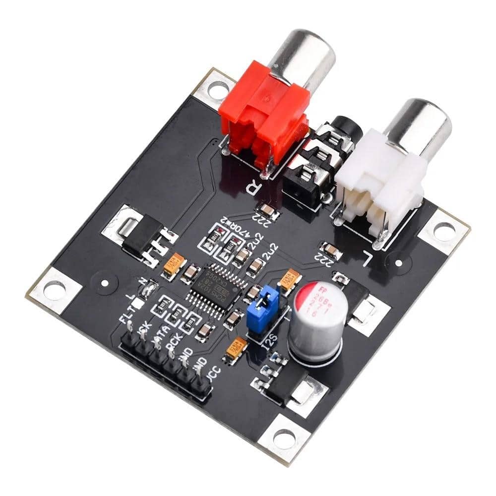 PCM5102 Dekoder DAC odtwarzacz I2S zmontowana płyta 32Bit 384K poza ...