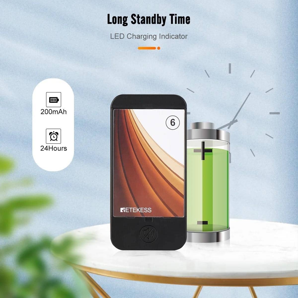 Retekess TD173 Pager restauracyjny do food trucka do kawy bezprzewodowy ...