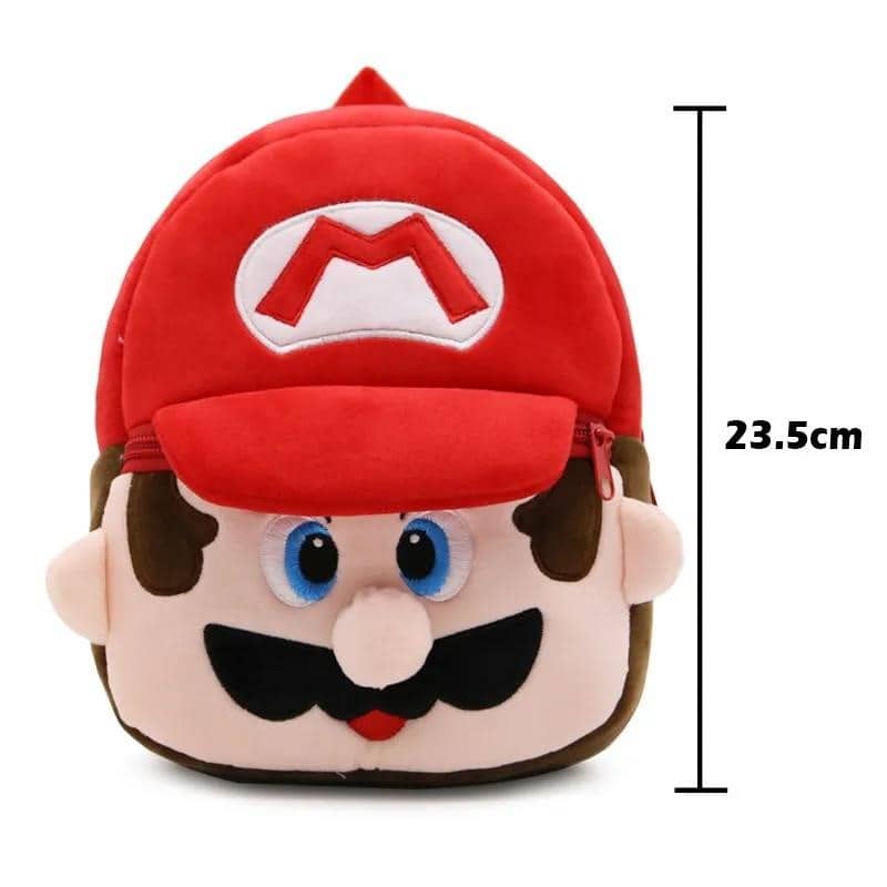 Super Mario Bros Luigi pluszowy tornister plecak przedszkole gra ...