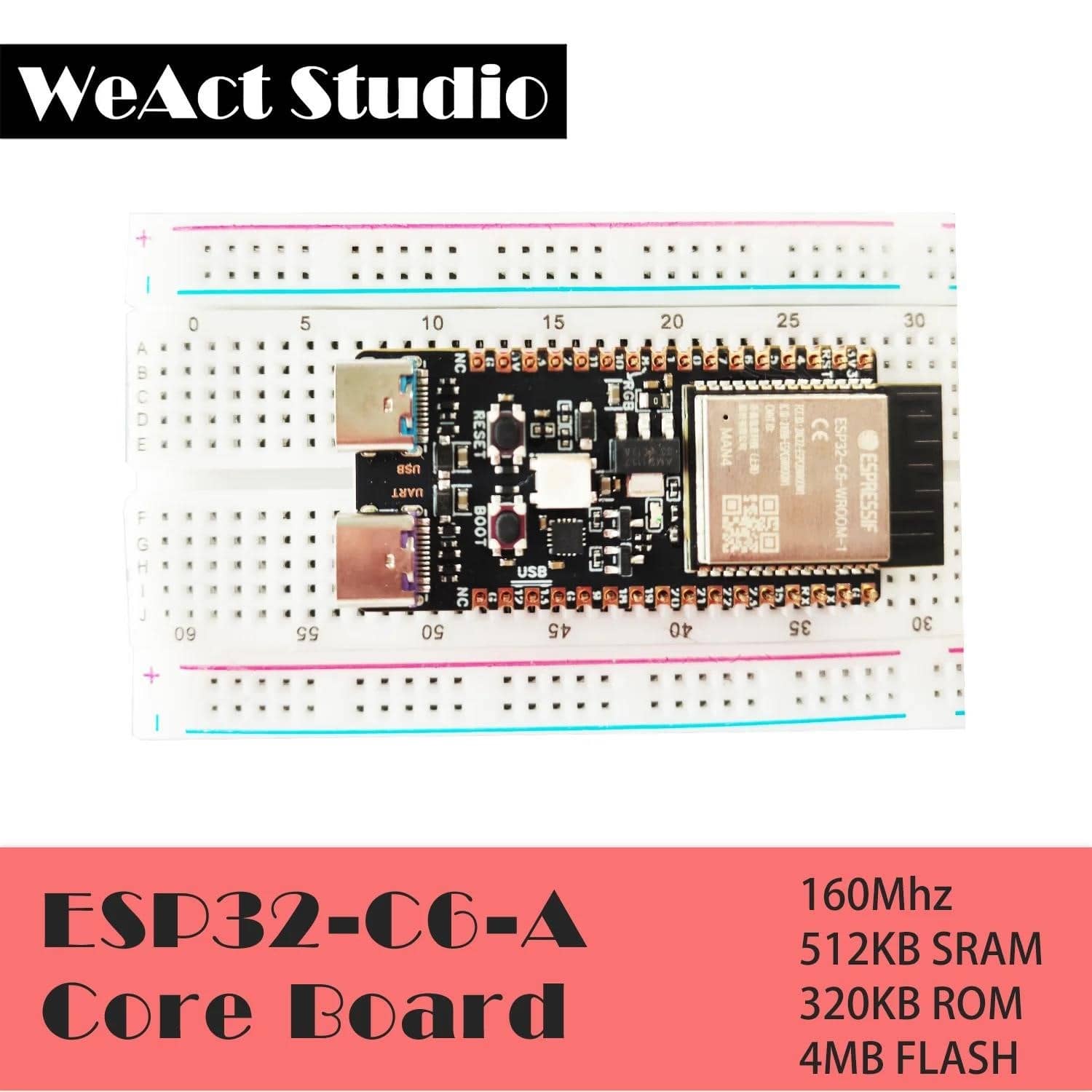 WeAct ESP32-C6 płytka rozwojowa ESP32C6 minimalna płyta systemowa ESP32 płyta główna RISC-V ...
